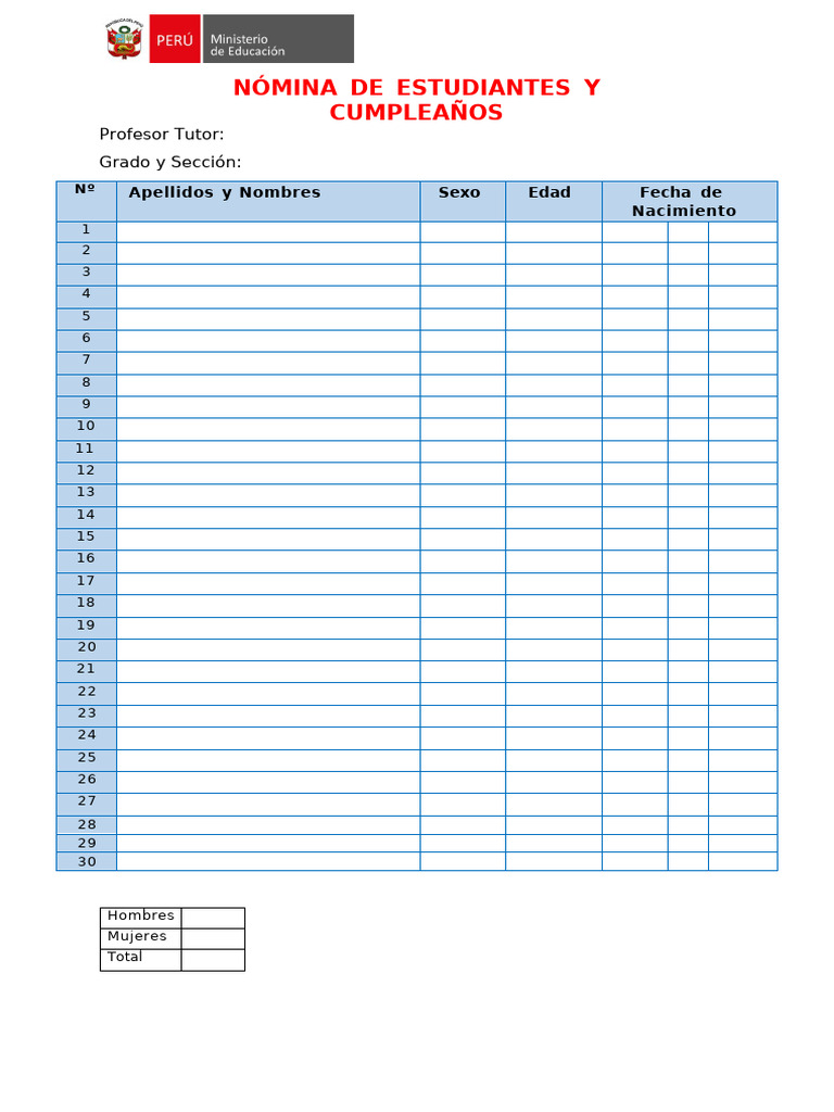 Directorio de Estudiantes y Padres | PDF