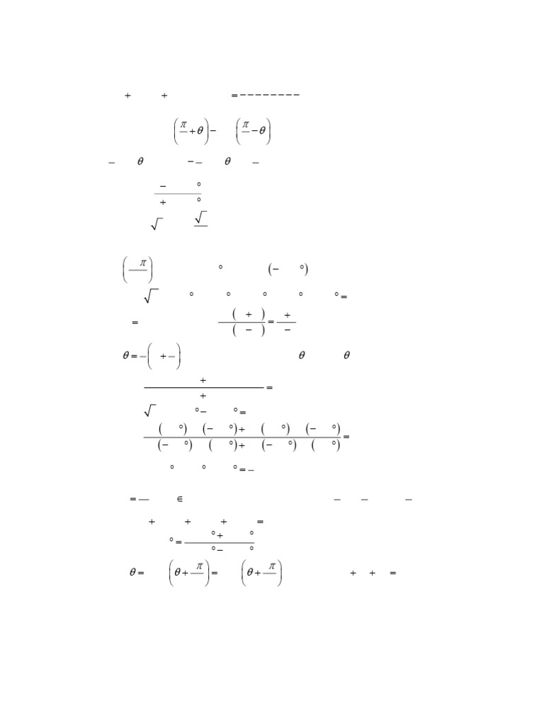 Grade 11 Trigonometry Worksheet | PDF