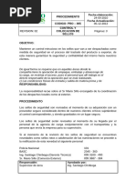 27 29 Procedimiento de Control de Sellos y Política VVTT | PDF