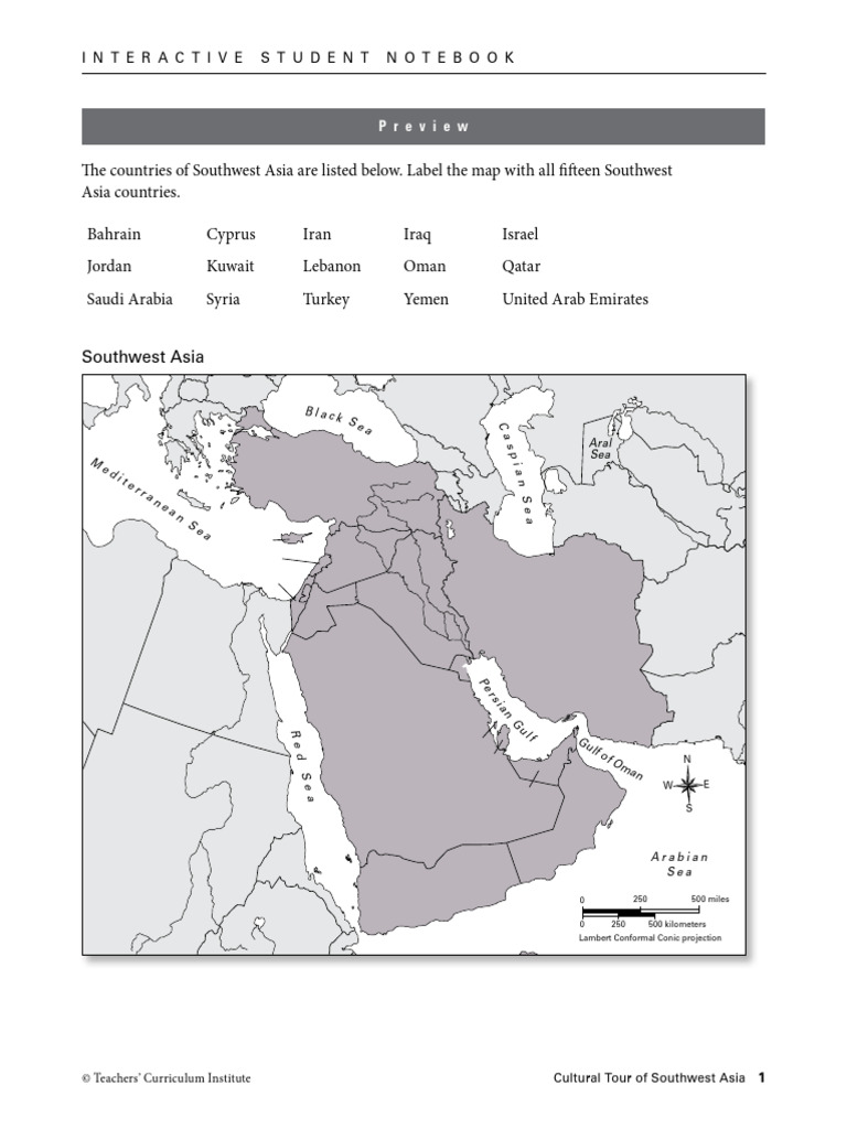 21 - WCA - ISN - Cultural Tour of Southwest Asia-2 | PDF | Arabian ...