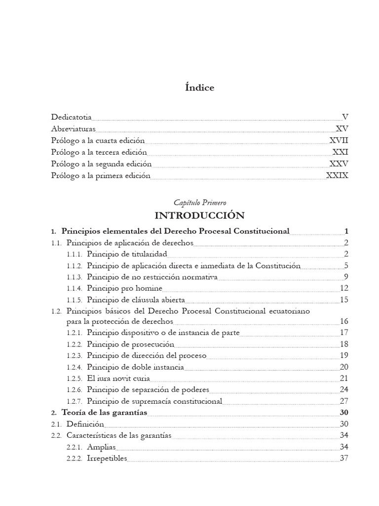 Indice Accion de Prot | PDF | Caso de ley | Constitución