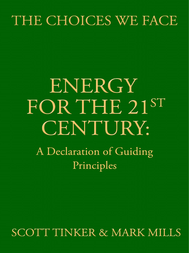 Energy Principles for the 21st Century | PDF | Wind Power | Petroleum