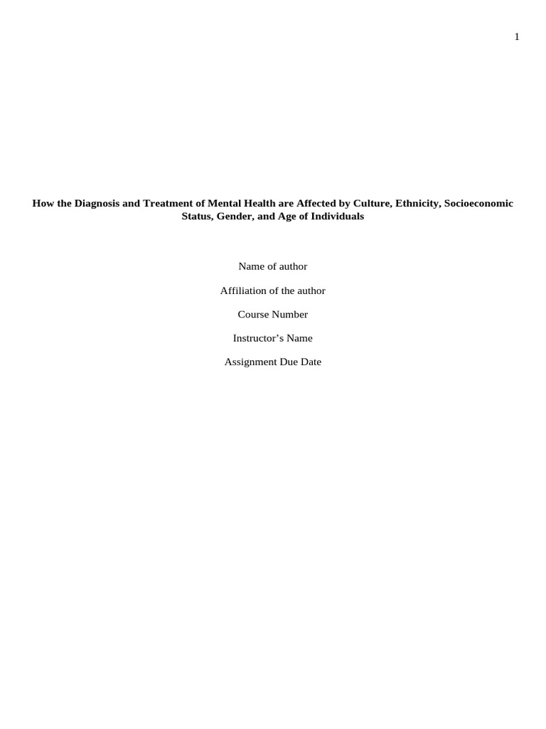 Second Writing Sample Correction | PDF | Mental Health | Social Stigma