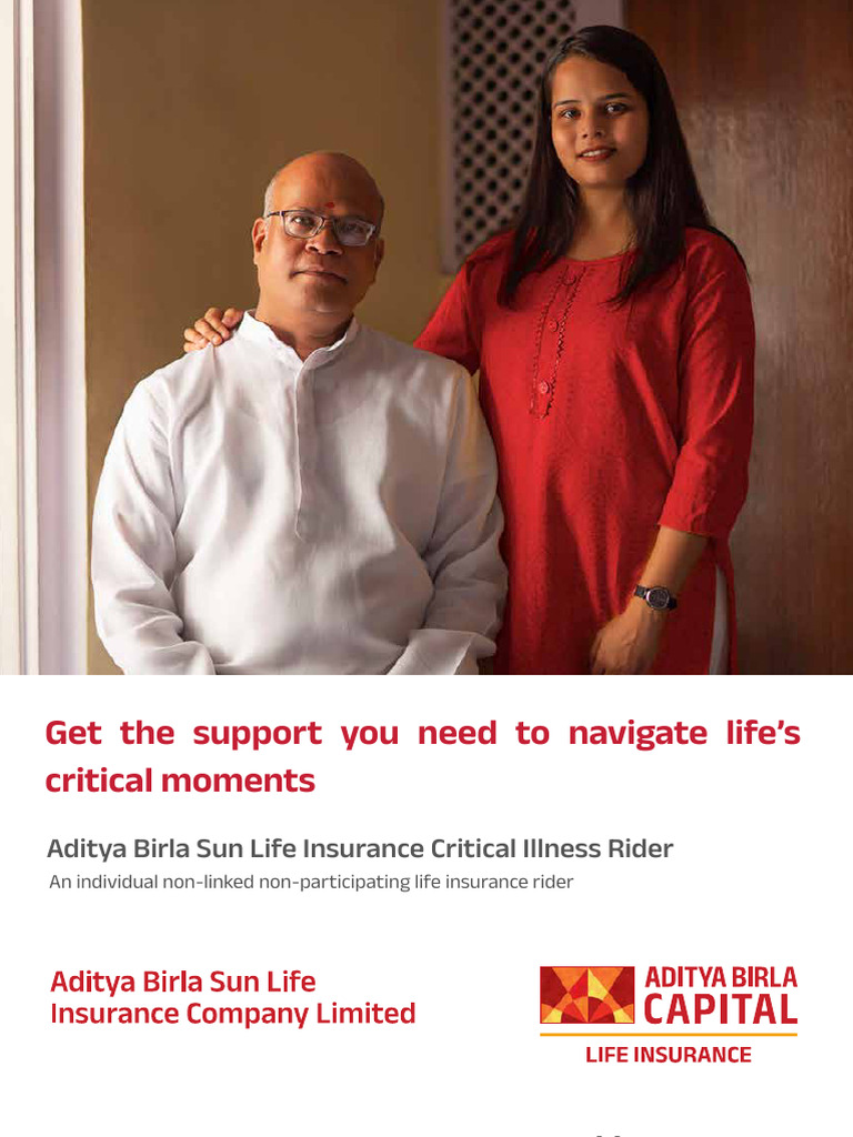 ABSLI Critical Illness Rider V03 Brochure Web Version 81eb91e384 | PDF | Myocardial Infarction ...