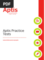 Aptis Practice Book PDF | PDF | Occupational Stress | Question