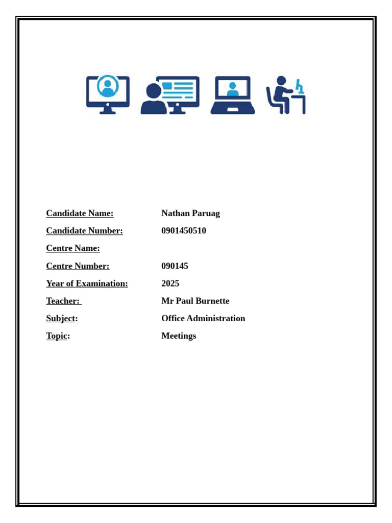 Office Admin Sba Marked Example | PDF | Accountability | Transparency ...