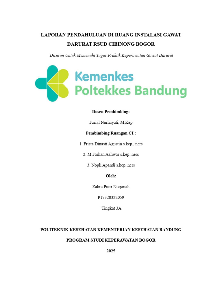 LP Igd Cibinong Zara | PDF