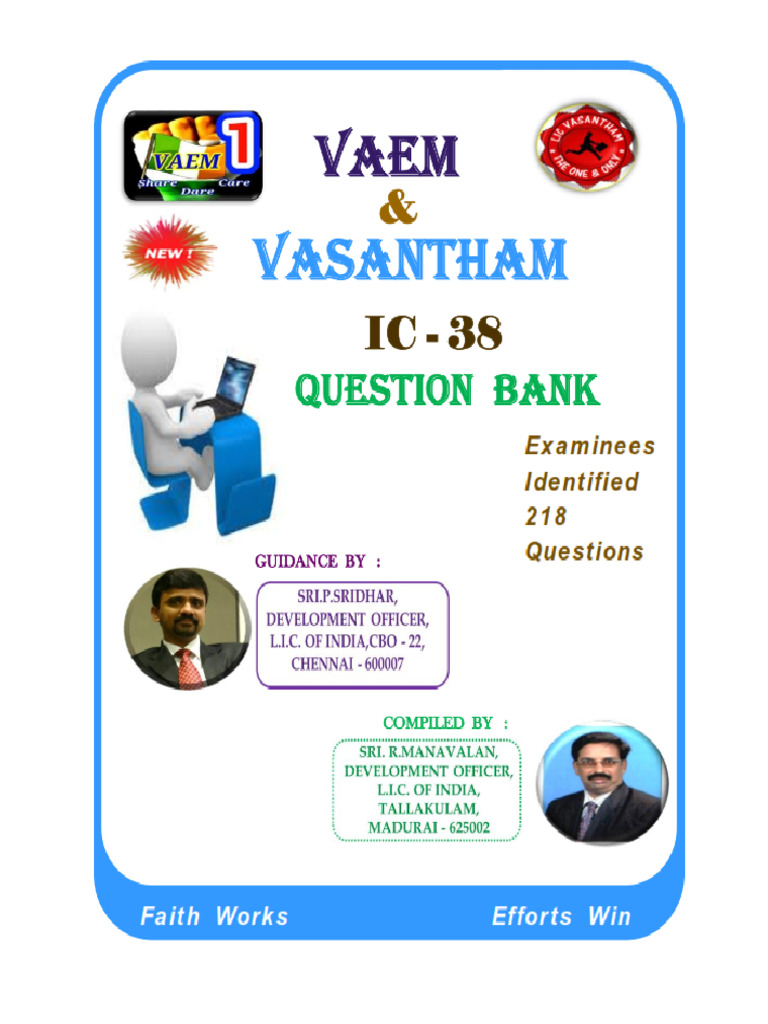 IC38 Questions | PDF