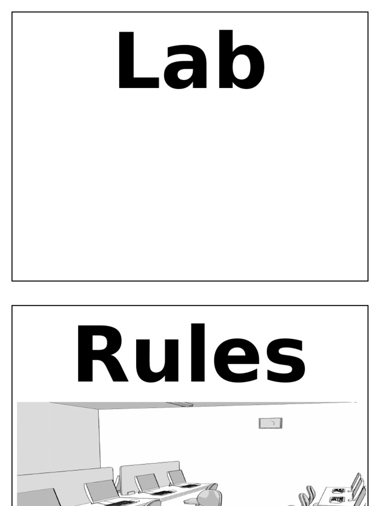 Lab Rules | PDF