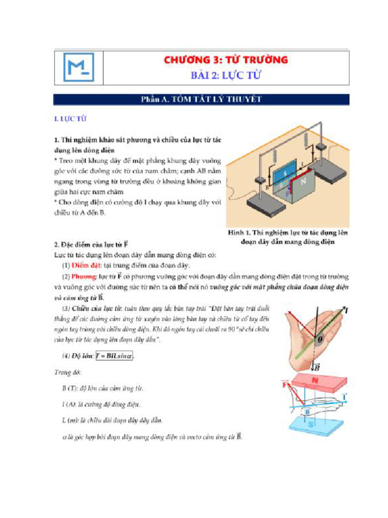 Bai2 Từ Trường | PDF