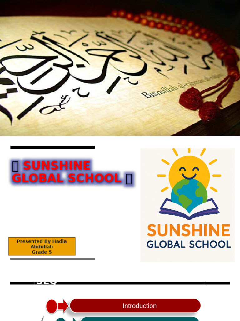 Sunshine Global School Overview | PDF | Learning | Cognition