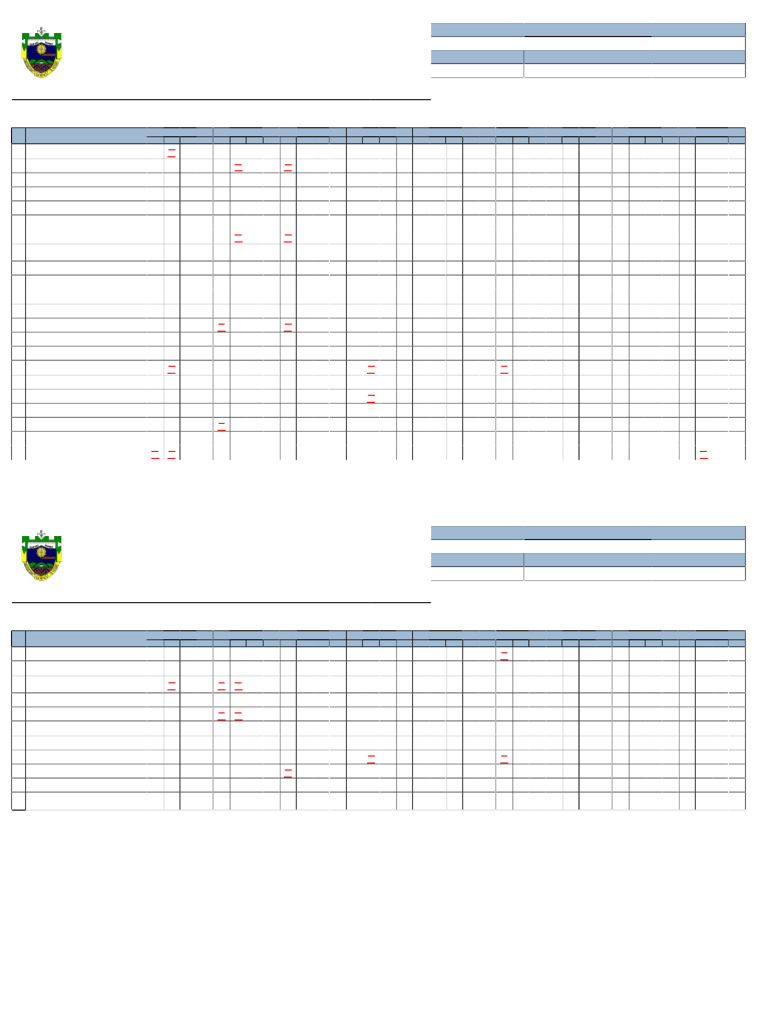 informe notas promedios | PDF