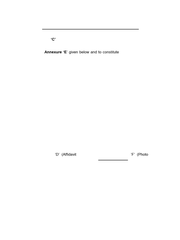 Checklist and Annexure Format | PDF | Identity Document | Justice