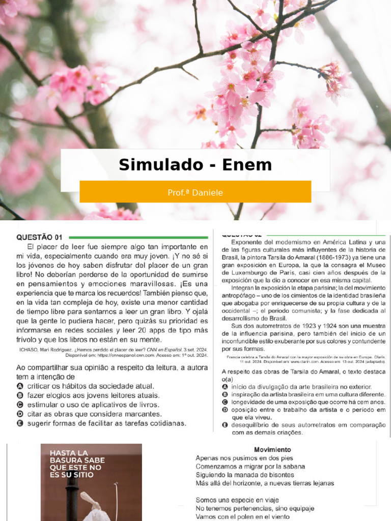 Simulado - Enem | PDF