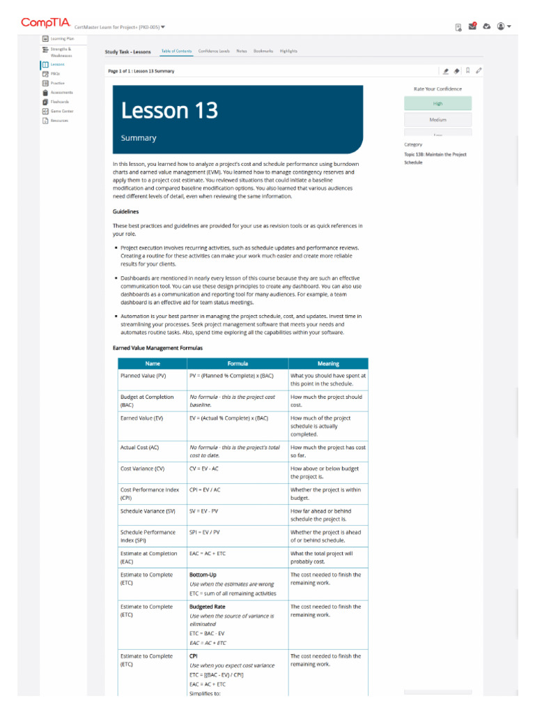 Screencapture Learnptia Org App Certmaster Learn For Project pk0 005 ...