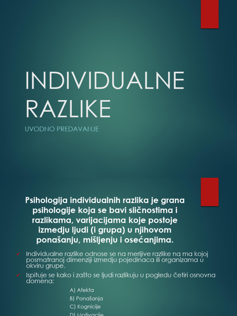 Uvodno Predavanje Opšti Pojmovi | PDF