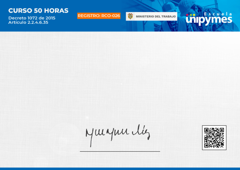 Certificado 50 Horas Leidy | PDF