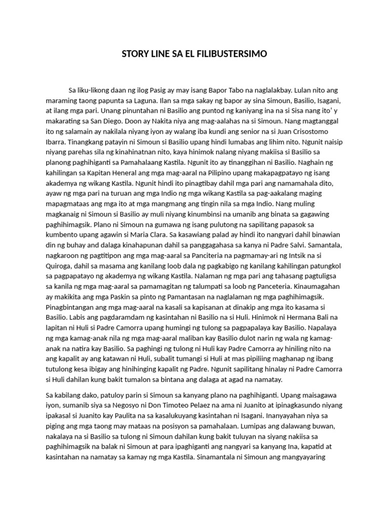 El Filibusterismo | PDF