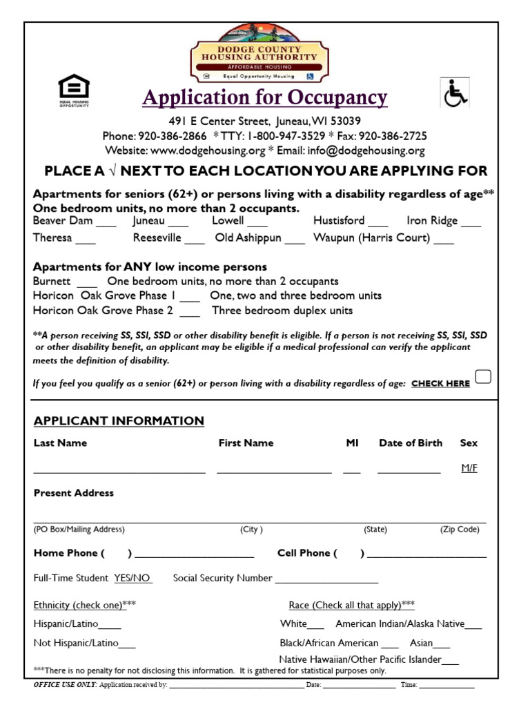 Dodge Housing Application-2020 | PDF | Criminal Record | Income