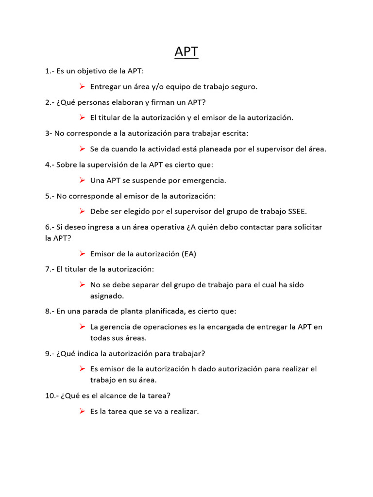 APT | PDF
