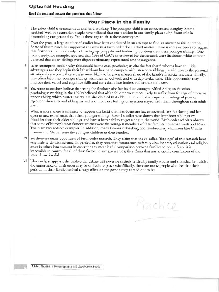 Reading Practice | PDF