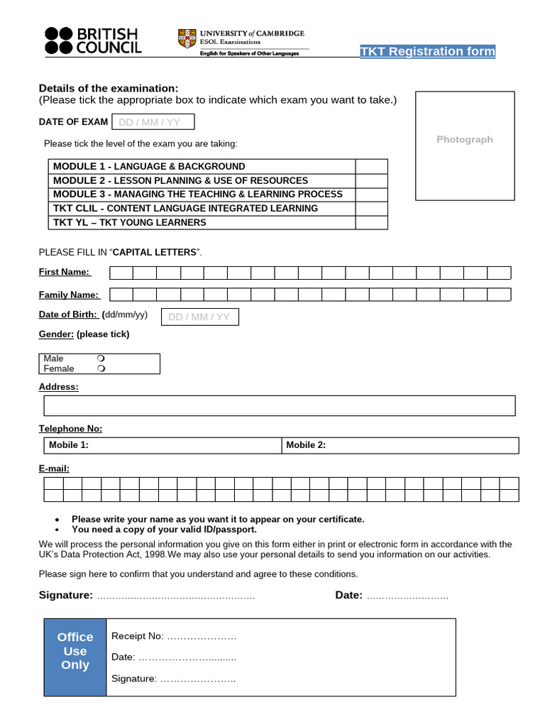 TKT Application 0 | PDF