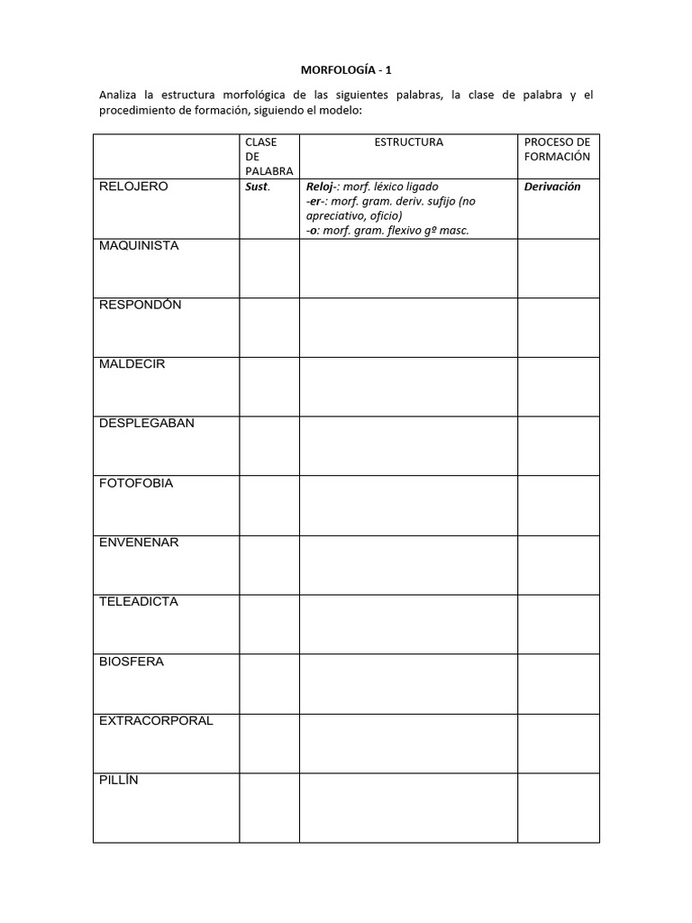 Morfol. 7 Ejercicios Segmentación y Clasificación | PDF