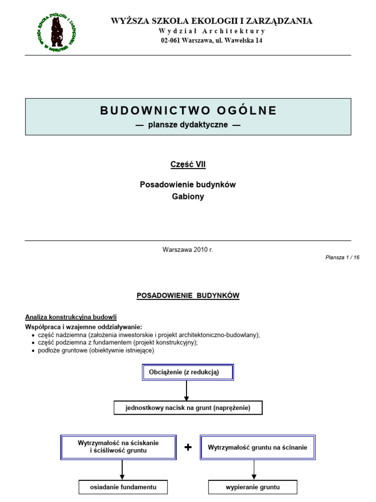 Czesc 7 - Fundamenty | PDF