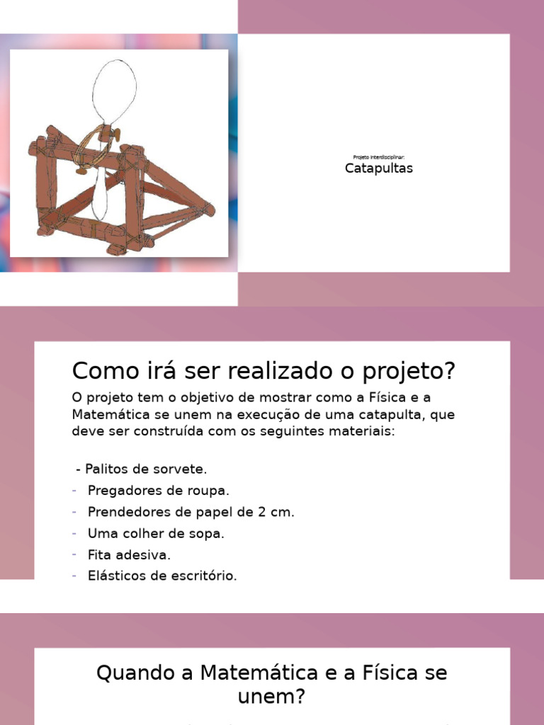 Projeto interdisciplinar | PDF