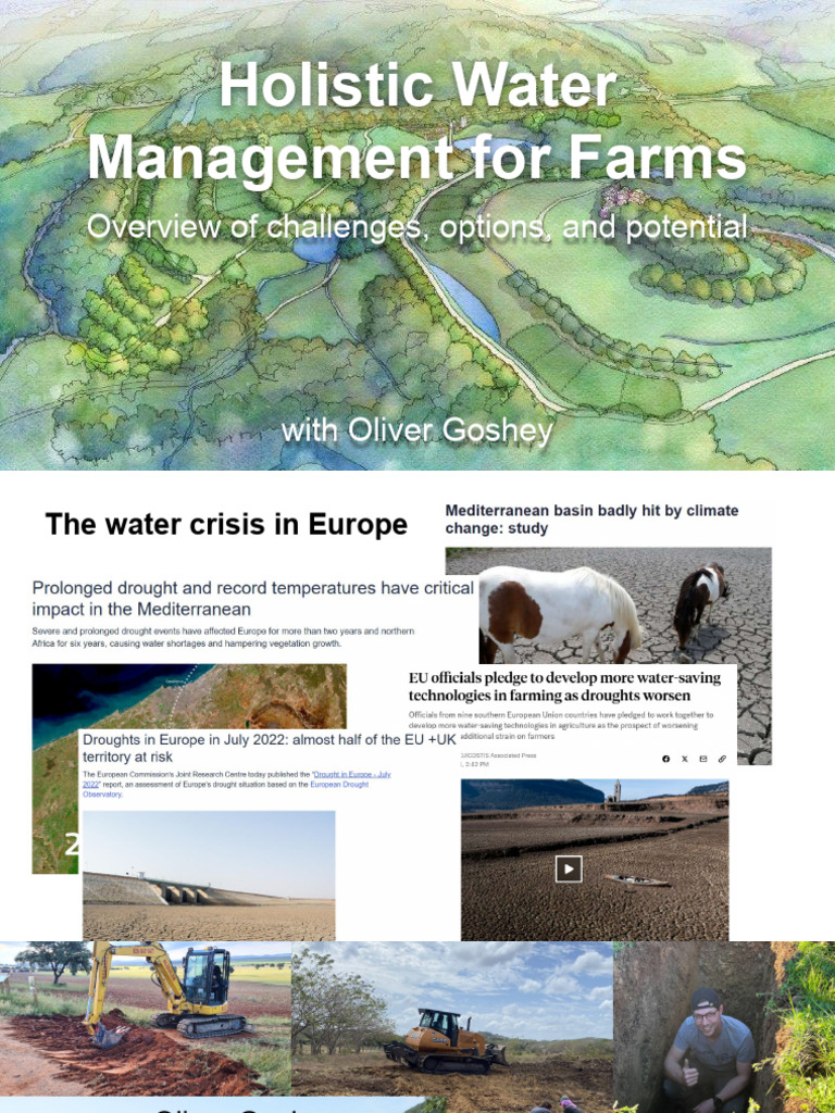Holistic Water Management For Farms | PDF | Water | Environment