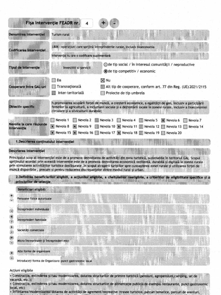 Fisa Interventiei FEADR nr.4 3 | PDF