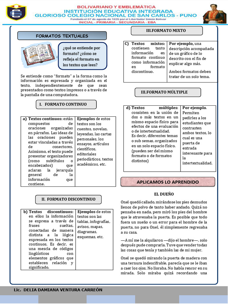 HC - 07 - Formatos Textuales | PDF | Boca