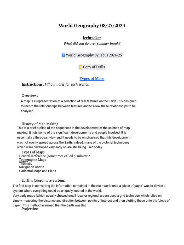 Kami Export - Skyleen Phillips - World Geography 08 27 2024 Tuesday ...