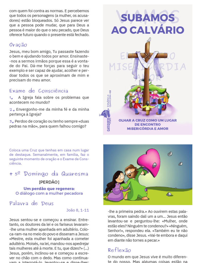 Dinamica Quaresma Catequese 5 | PDF
