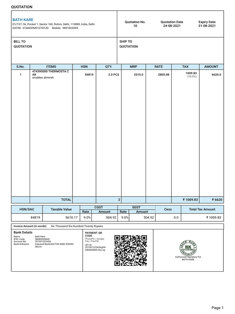 10 Quotation Quotation Export | PDF | Money | Services (Economics)