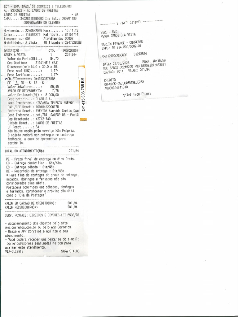 Correios 2025-05-22 - 112701 | PDF