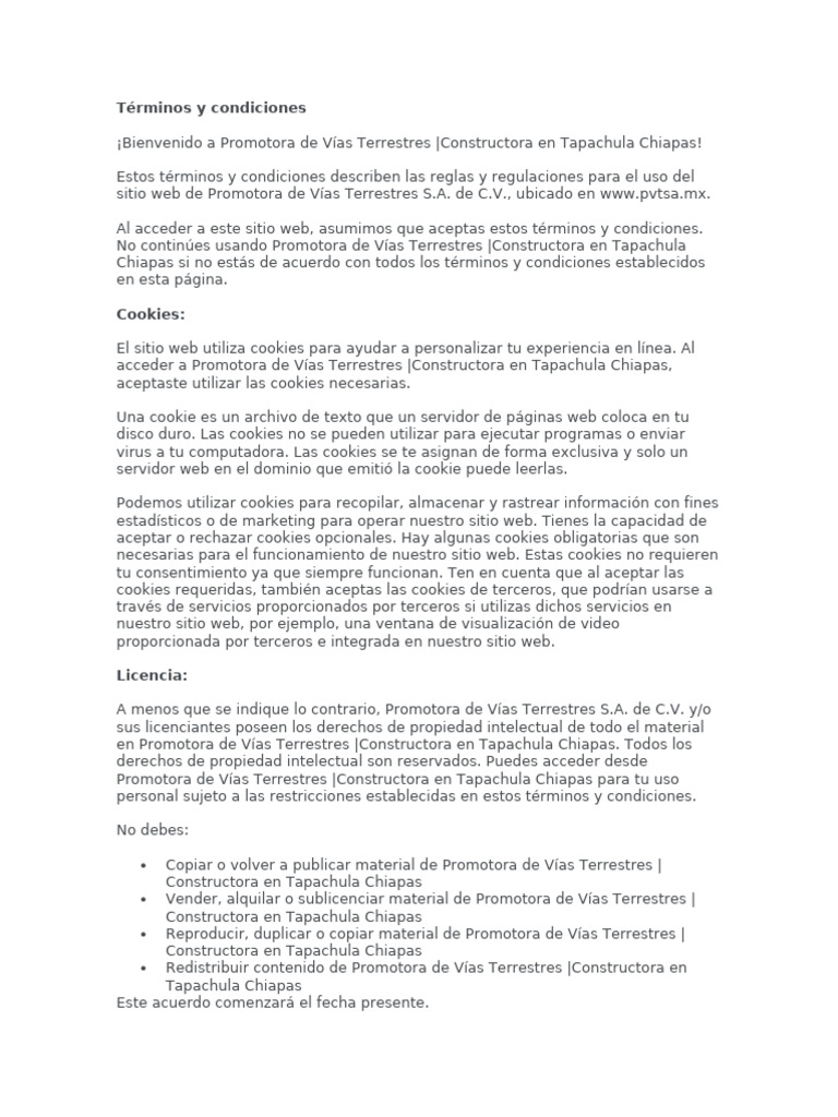 Terminos y Condiciones | PDF | Cookie HTTP | Red mundial