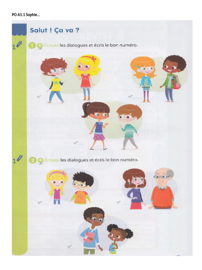 Exercices PO A1.1 | PDF