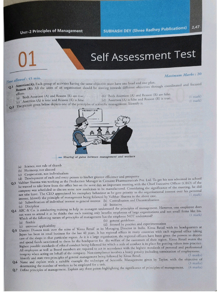 Unit 2 Self Assessment | PDF