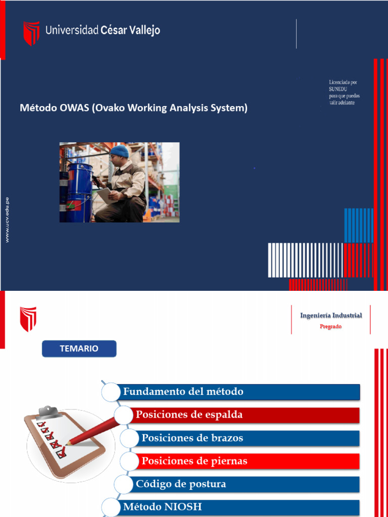 Clase 09 Metodologia Owas | PDF | Frecuencia | Muestreo (Estadísticas)