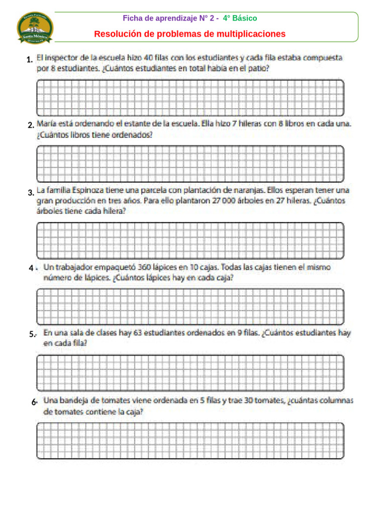 Ficha de Apren Multi - 10 - 05 | PDF