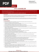 HIV Annex I-A HTS Couselling Form (With Consent Form) | PDF