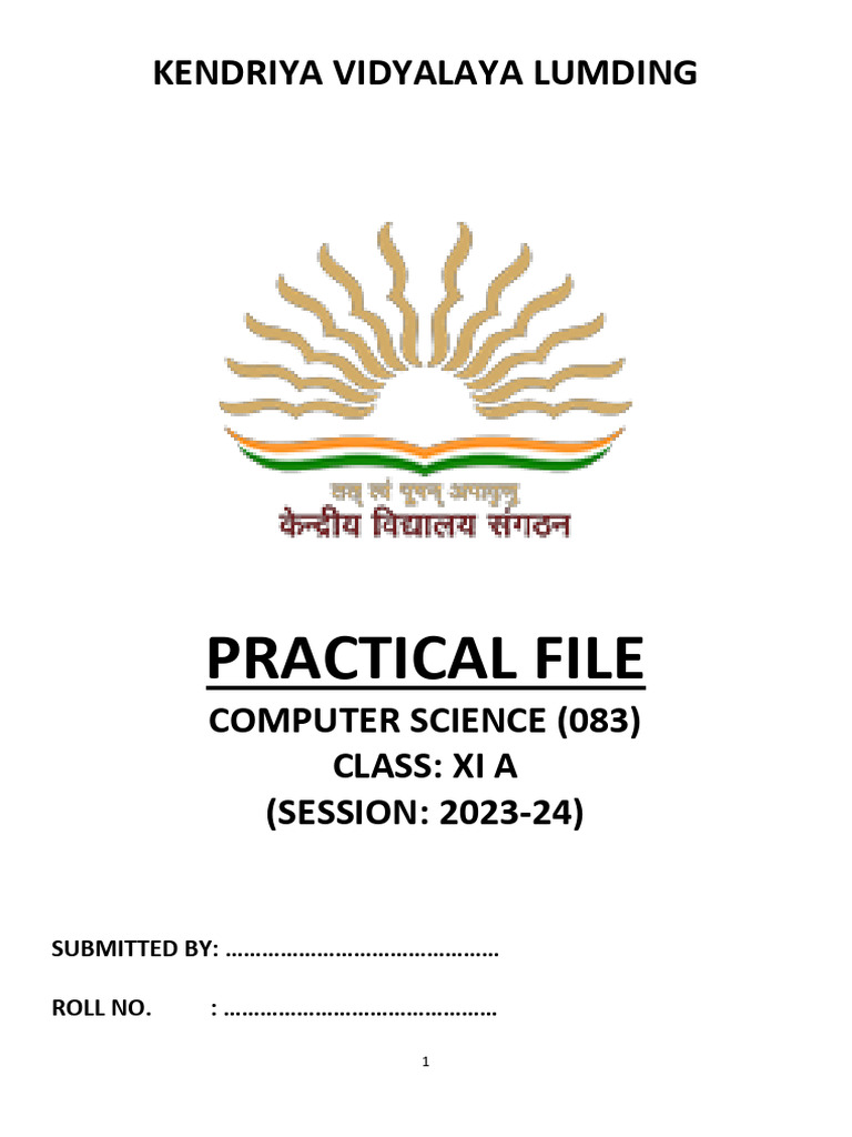 XI CS Practical List 2023-24 | PDF | Workweek And Weekend | Numbers