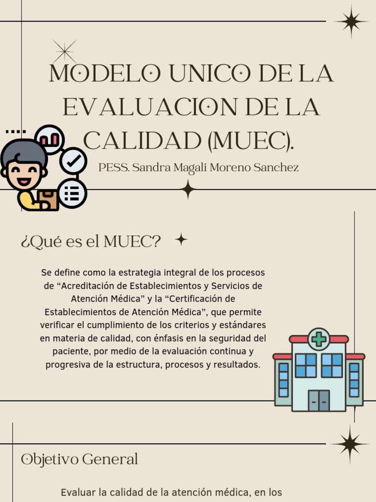 MUEC | PDF | Calidad (comercial) | Cuidado de la salud