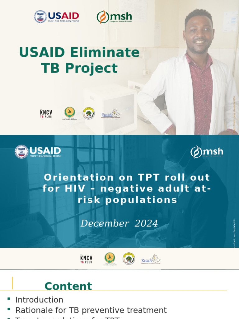 Adult TPT Roll Out - Jimma Jan 23 - 2025 Revised | PDF | Tuberculosis ...