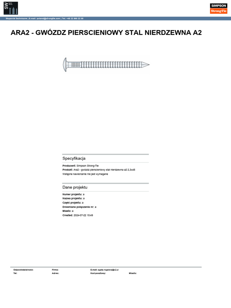 SolidWoodWeb Docs Report SST PL | PDF