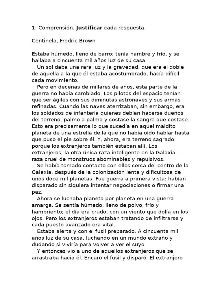 Análisis de cuentos y sintaxis en español | PDF