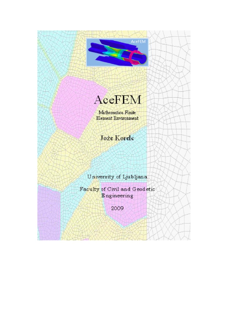 Ace FEMManual | PDF | Finite Element Method | Numerical Analysis