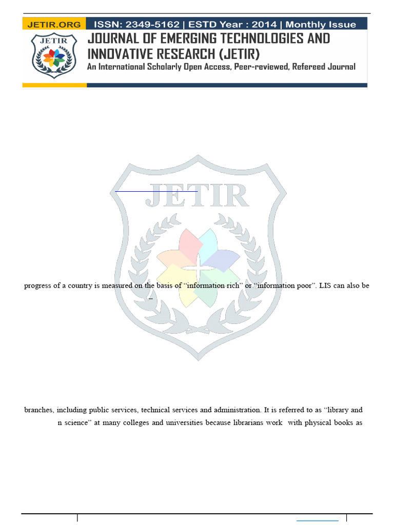 Foundation of Library and Information Science | PDF | Libraries | Books