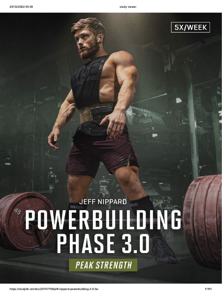 Jeff Nippard Powerbuilding 3 | PDF